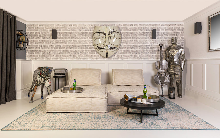 Dove Square Sofa | Floor Level Seating | LivingZtyle.com