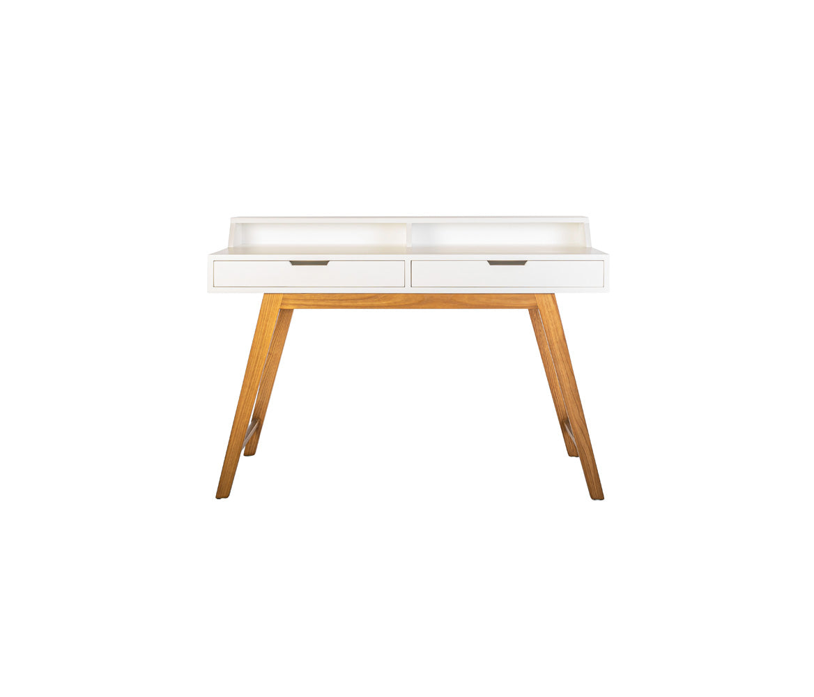 Lima Desk White | Writers Desk with storage | LivingZtyle.com