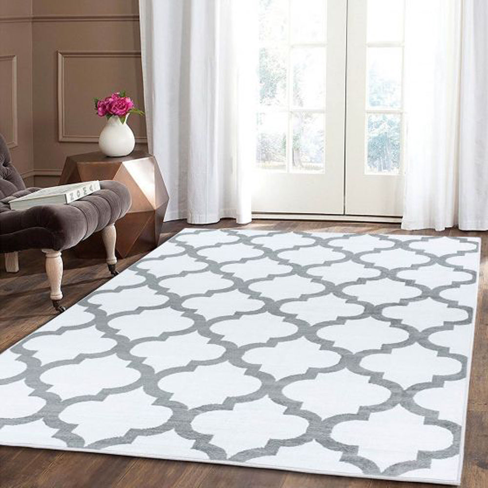 Patterno White Rug – LivingZtyle.com