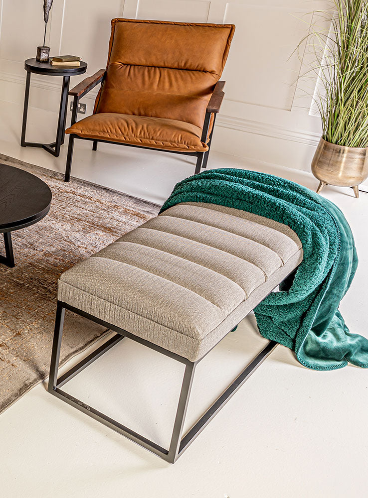 Rook Bench, Grey | Bench Seating | LivingZtyle.com