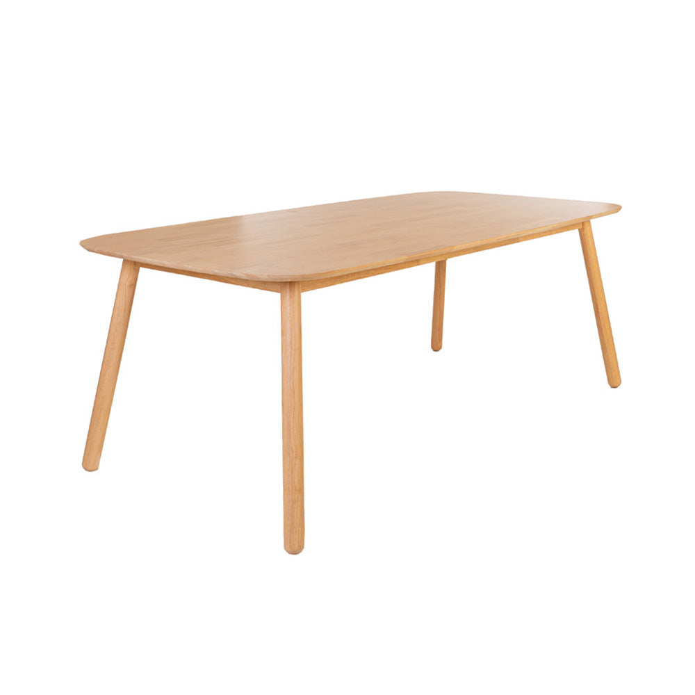 Tiber 6-8 Seat Dining Table, Rubberwood – LivingZtyle.com
