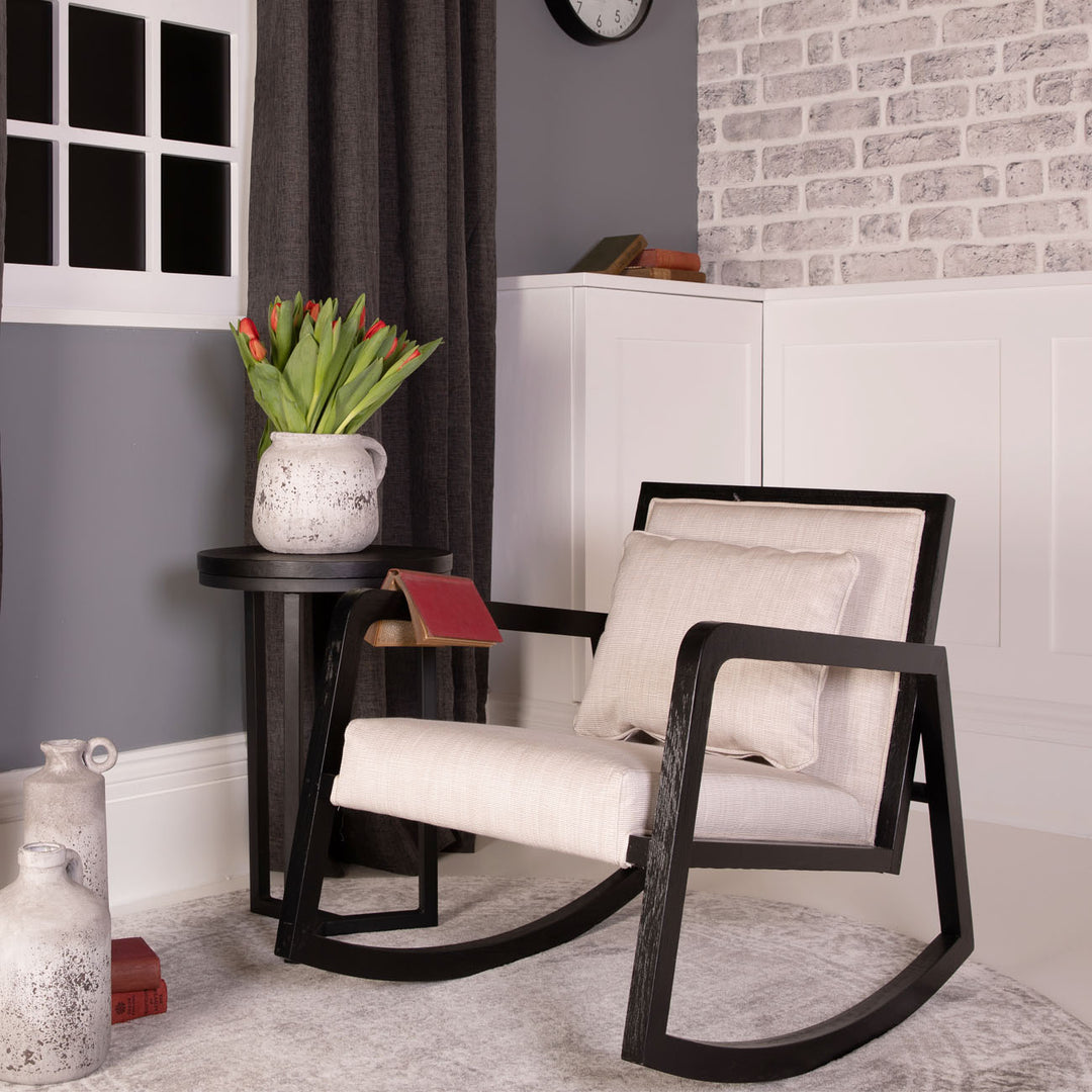 Dalston Rocking Armchair, Cream | Lounge Seating | LivingZtyle.com